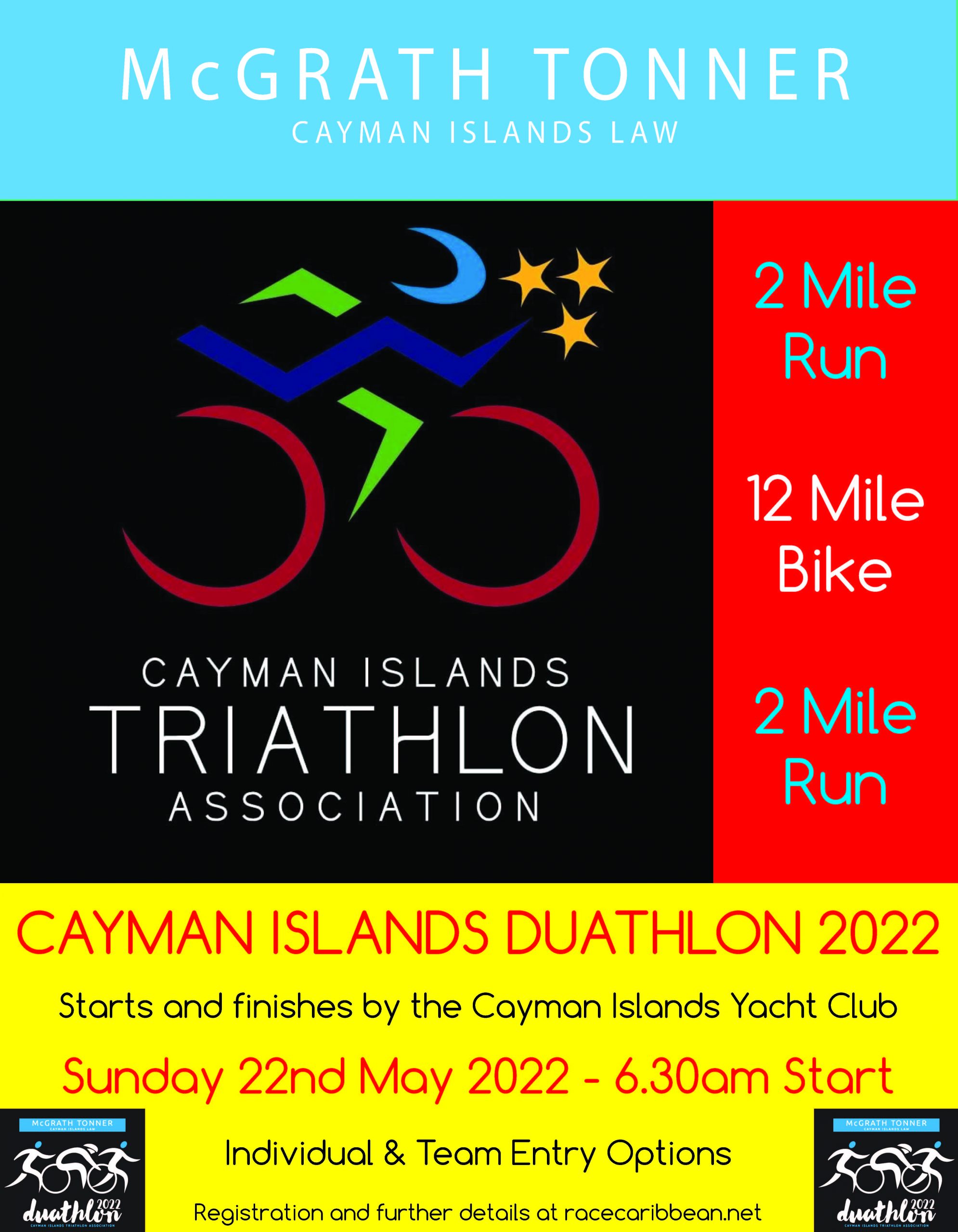 McGrath Tonner Cayman Islands Duathlon 2022 - Save the date! - McGRATH ...